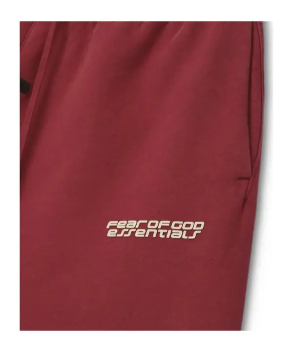Fear Of God Heavy Fleece Classic Sweatpants - Deep Red