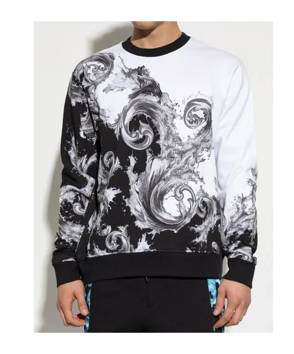 Versace Barocco Print Sweatshirt