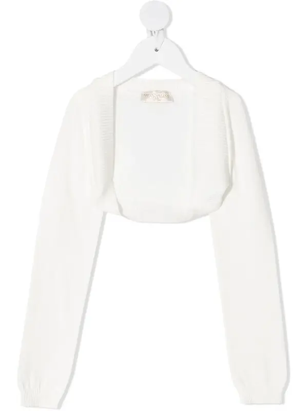 Monnalisa Open Front Knit Bolero