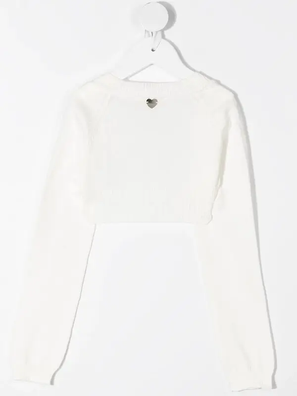 Monnalisa Open Front Knit Bolero