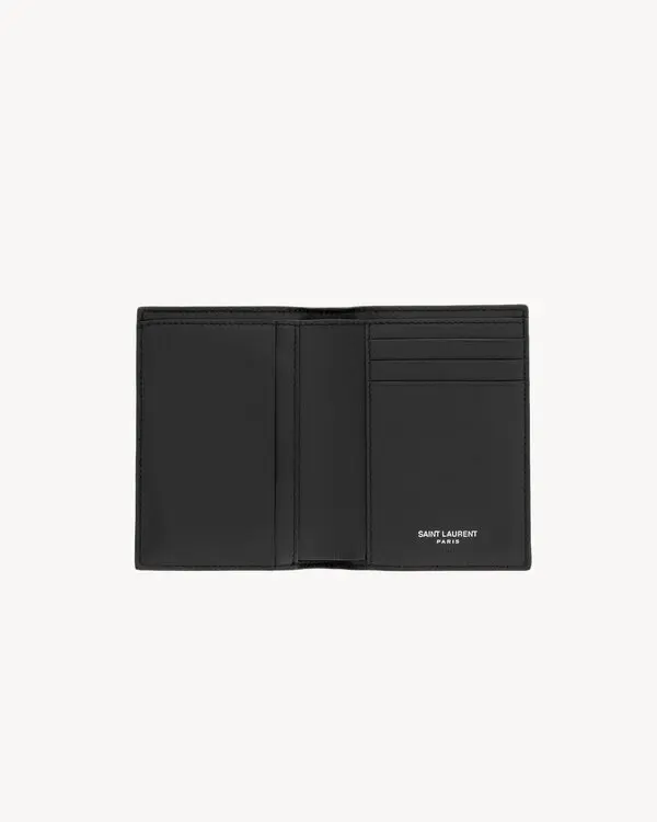 Saint Laurent Tiny Cassandre Credit Card Wallet
