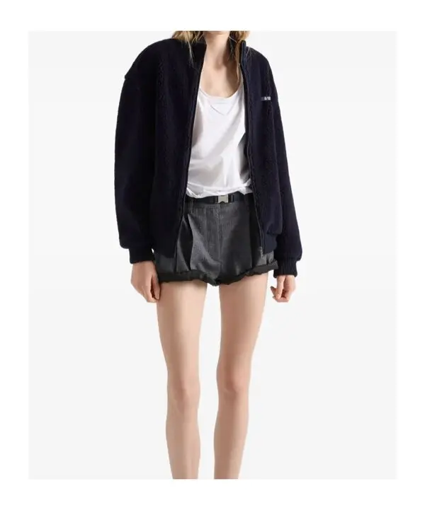 Prada Triangle-logo Patch Tank Top