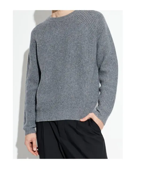 LISA YANG Soren Textured Knitted Sweater - Grey