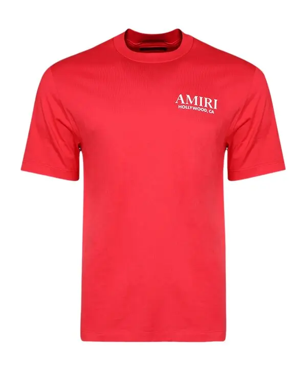 Amiri Logo Bones Print T-shirt - Red