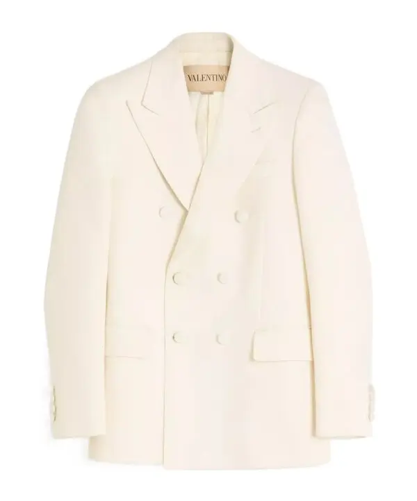 Valentino Garavani Double-breasted Peak-lapel Blazer