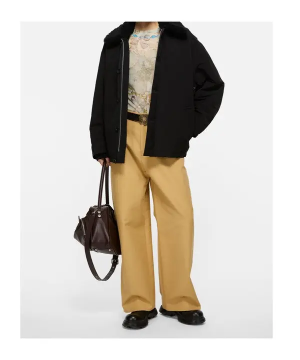 Acne Studios Shearling Collar Bomber Jacket