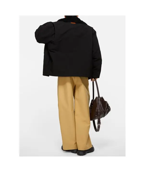 Acne Studios Shearling Collar Bomber Jacket