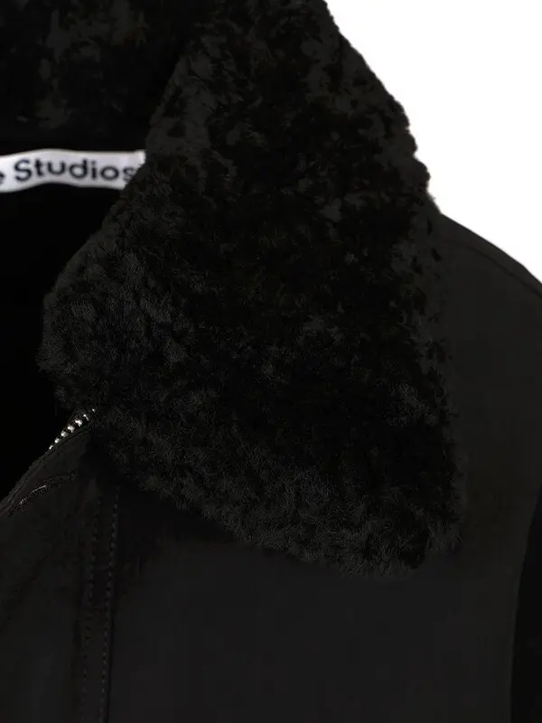 Acne Studios Shearling Collar Bomber Jacket