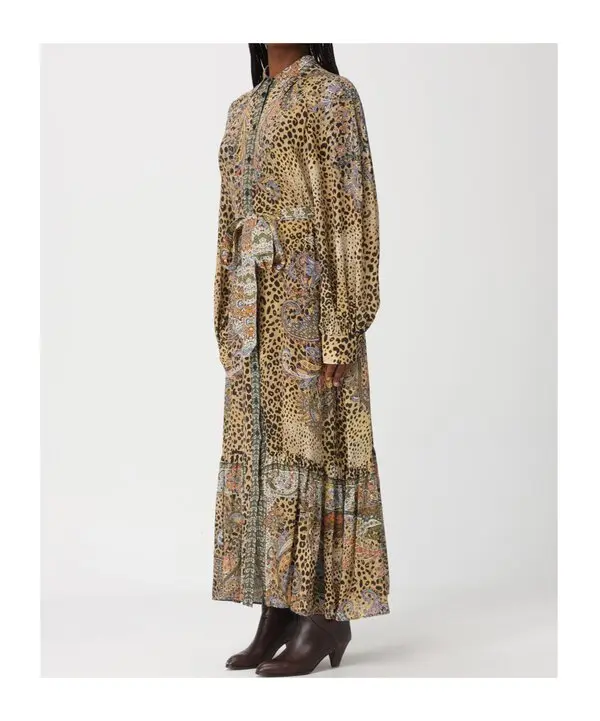 Etro Paisley Animal-print Midi Dress