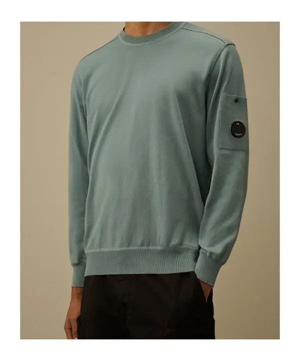 C.P. COMPANY Lens Detailed Knitted Jumper