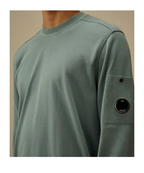 C.P. COMPANY Lens Detailed Knitted Jumper