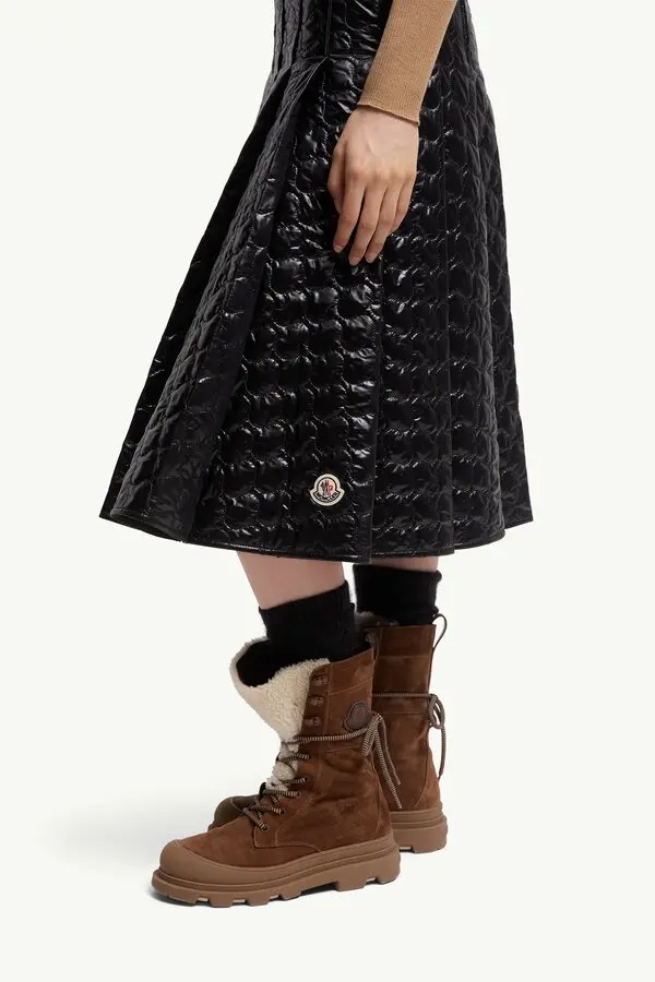 Moncler Quilted Midi Skirt