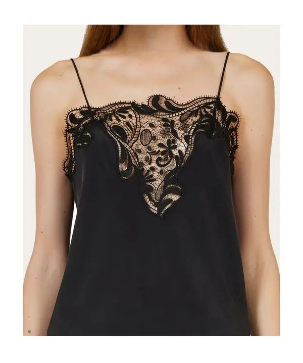 FERRAGAMO Lace Trimmed Camisole