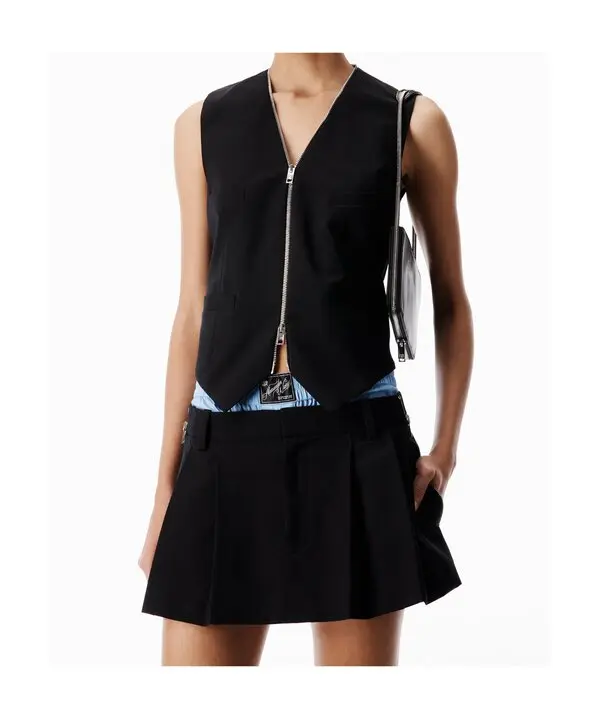 Alexander Wang Zip-up Gilet - Black
