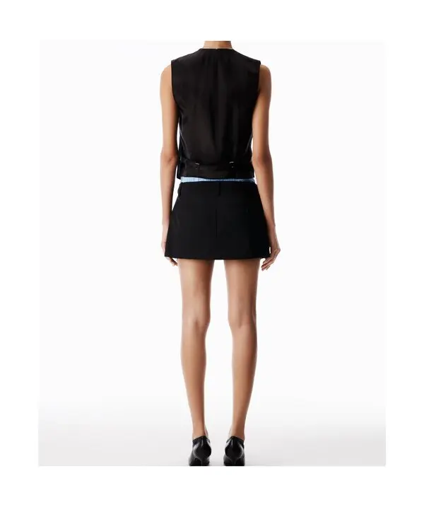Alexander Wang Zip-up Gilet - Black