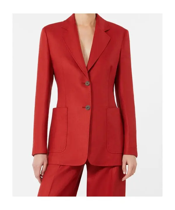 Max Mara Volonta Single-breasted Blazer - Red