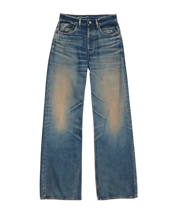 Acne Studios Loose Fit Flared Jeans - Blue