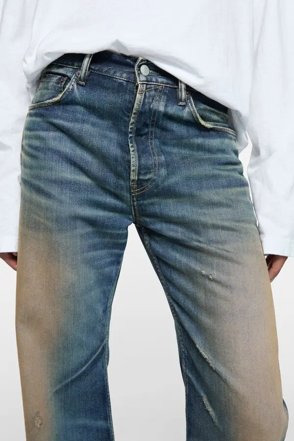 Acne Studios Loose Fit Flared Jeans - Blue