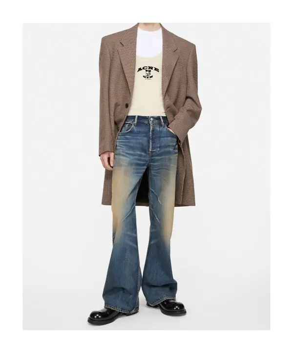 Acne Studios Loose Fit Flared Jeans - Blue