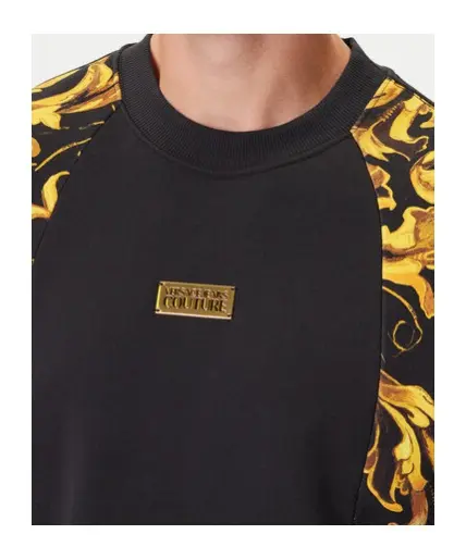 Versace Paneled Crewneck Sweatshirt