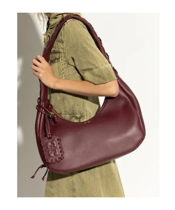 GANNI Medium Laces Hobo Bag
