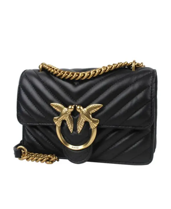 Pinko Love Bag One Mini Crossbody Bag - Black