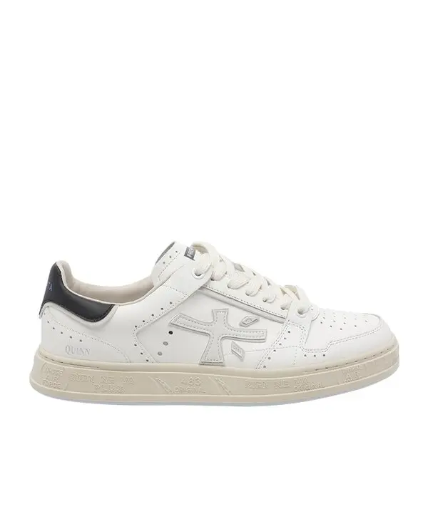 Premiata Round-toe Lace-up Sneakers - White