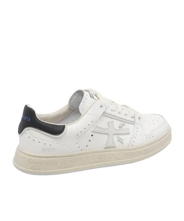 Premiata Round-toe Lace-up Sneakers - White