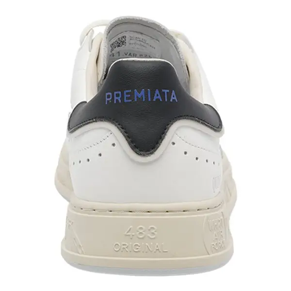 Premiata Round-toe Lace-up Sneakers - White