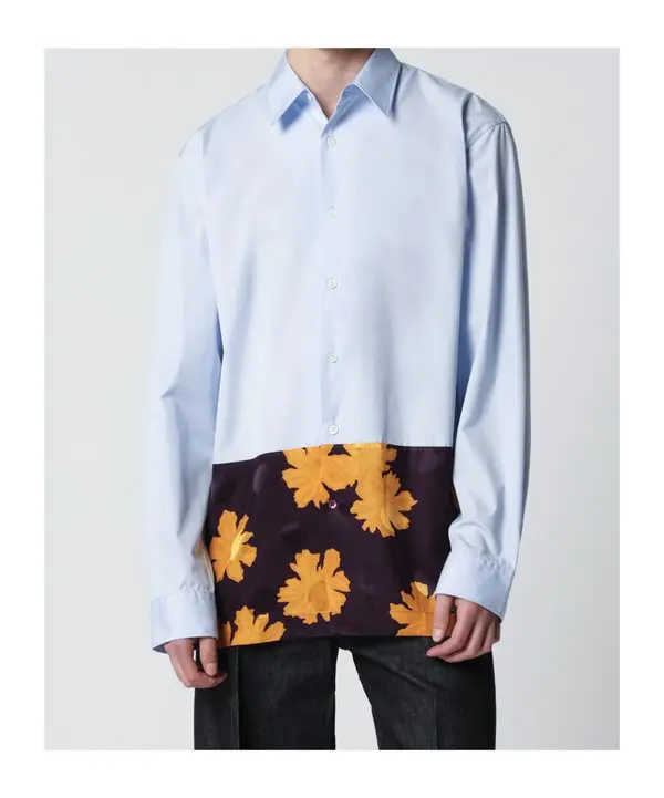 Dries Van Noten Panelled Long-sleeved Shirt
