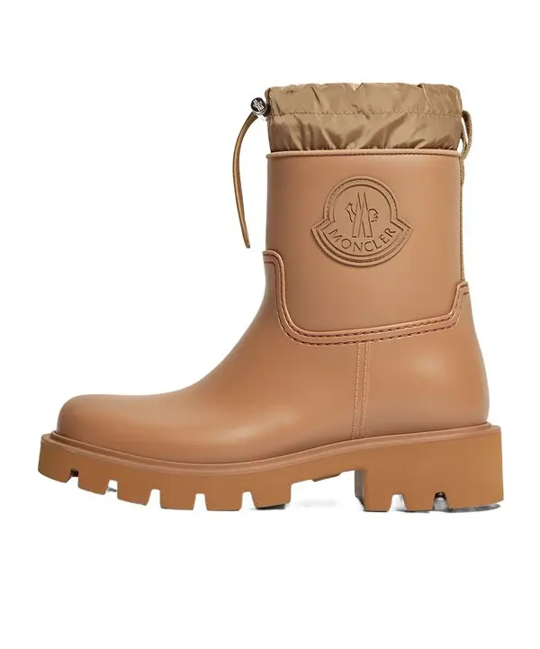 Moncler Kickstream Rain Boots - Light Brown