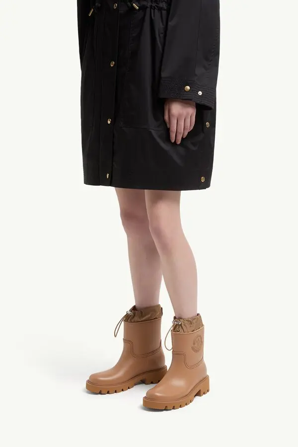 Moncler Kickstream Rain Boots - Light Brown