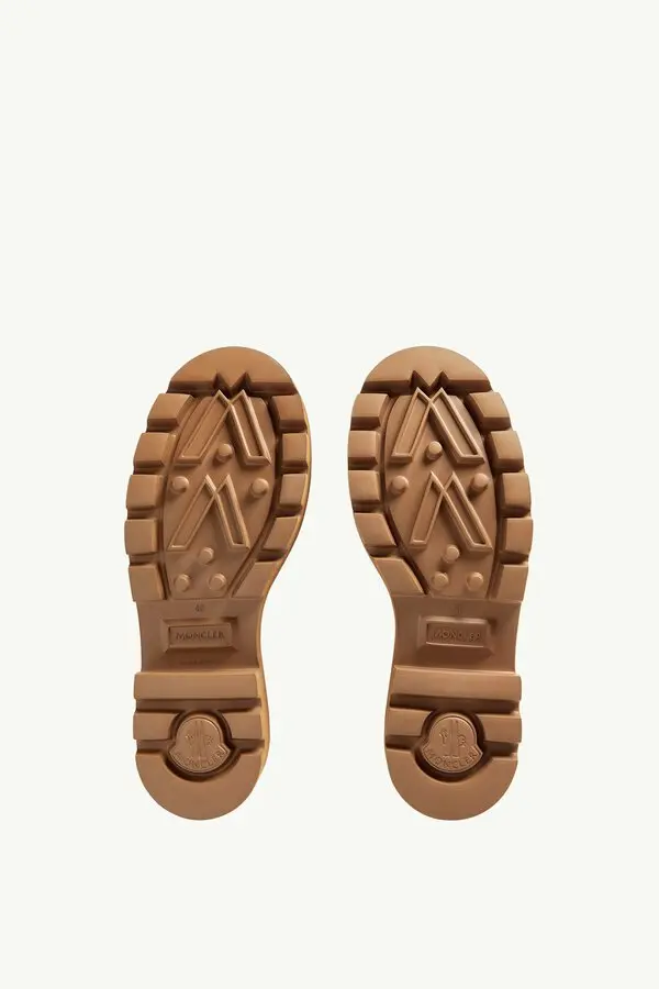 Moncler Kickstream Rain Boots - Light Brown