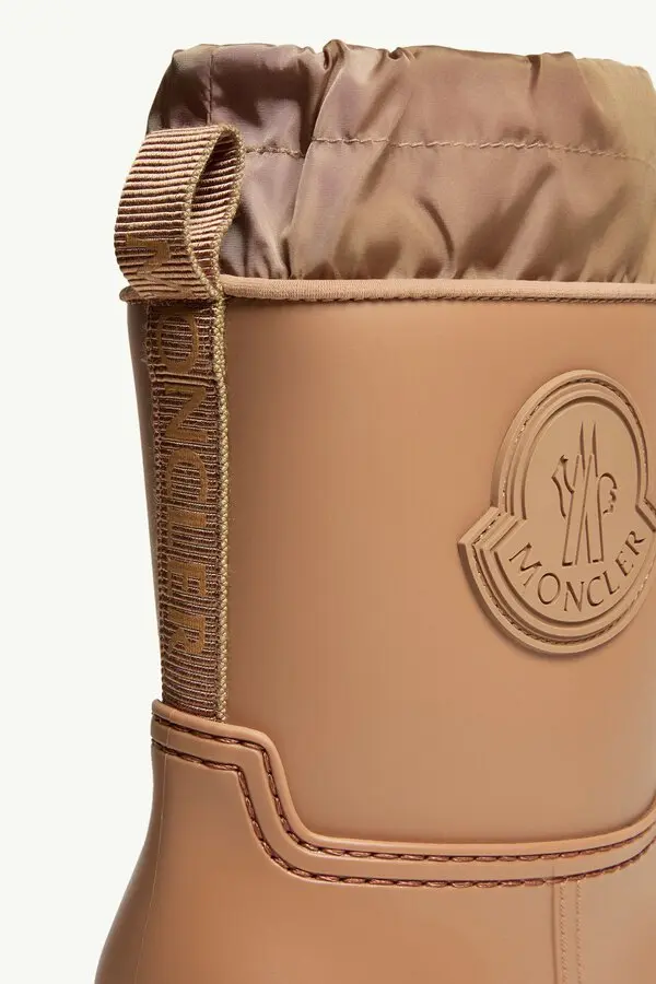 Moncler Kickstream Rain Boots - Light Brown