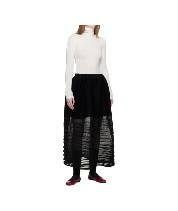 Issey Miyake Moving Knit Skirt