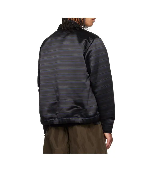 Sacai Striped Cropped Bomber Jacket