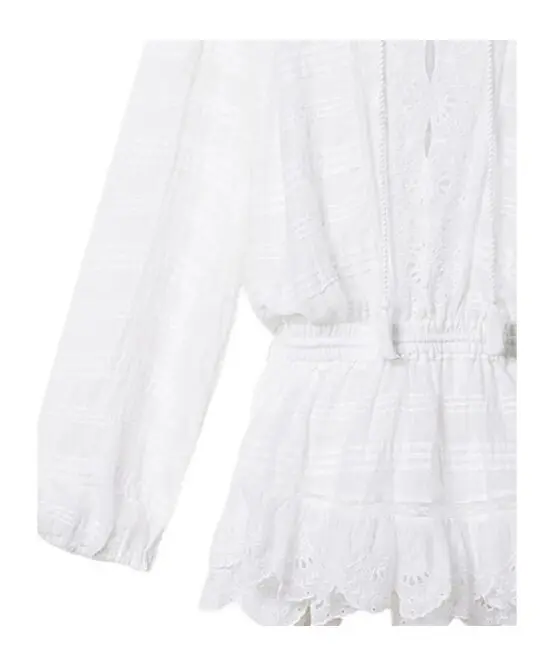 Isabel Marant Étoile Embroidered Mini Dress - White