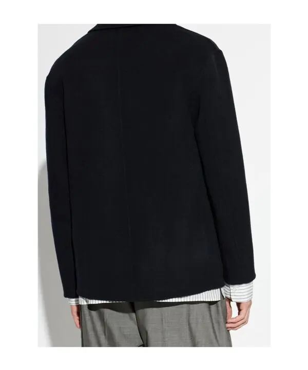 Officine Générale Double-breasted Jacket With Lapels - Black
