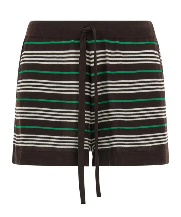 P.a.r.o.s.h Listripes' Shorts - Brown