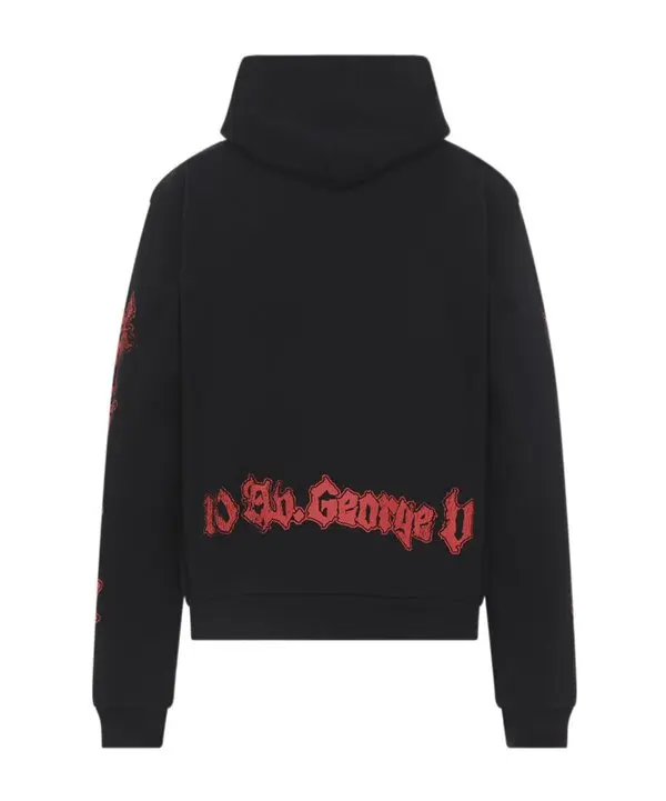 Balenciaga Graphic Printed Medium-fit Hoodie