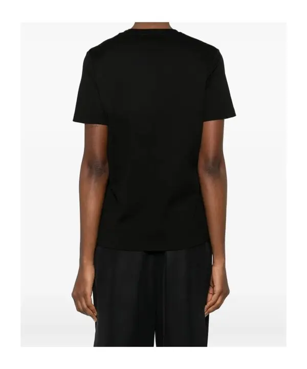Elisabetta Franchi Logo Detailed Crewneck T-shirt