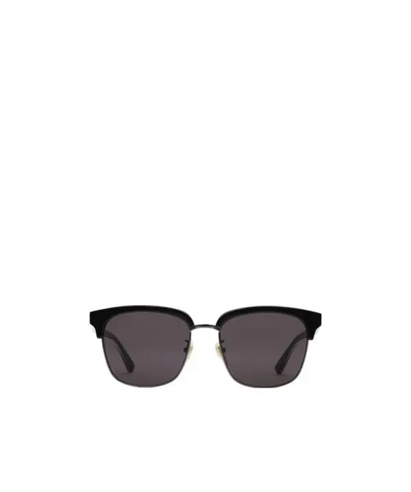 Gucci Rectangular Frame Sunglasses - Bright Black