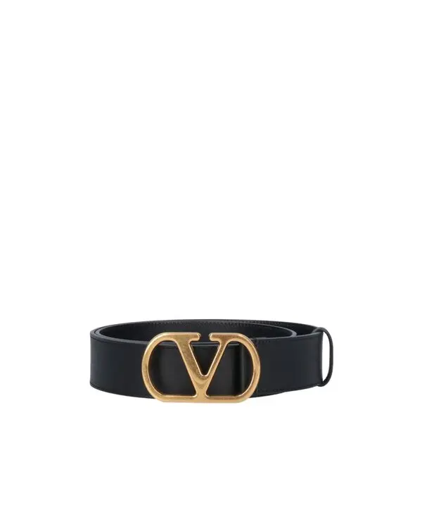 Valentino Garavani Vlogo Signature Belt - Black