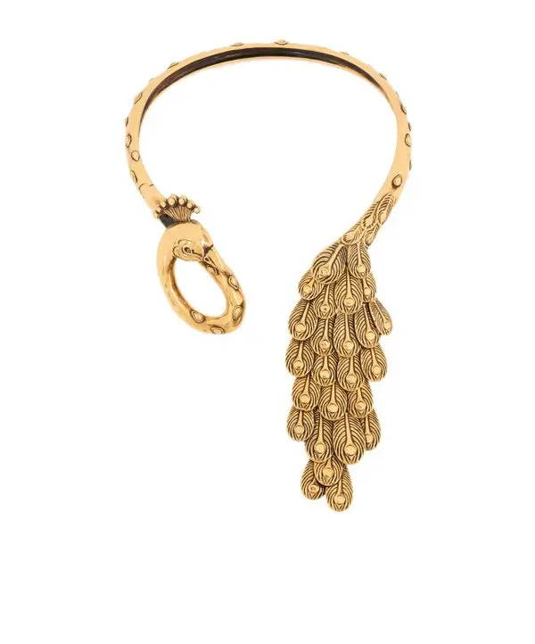 Chloé The Feather Necklace - Vintage Gold