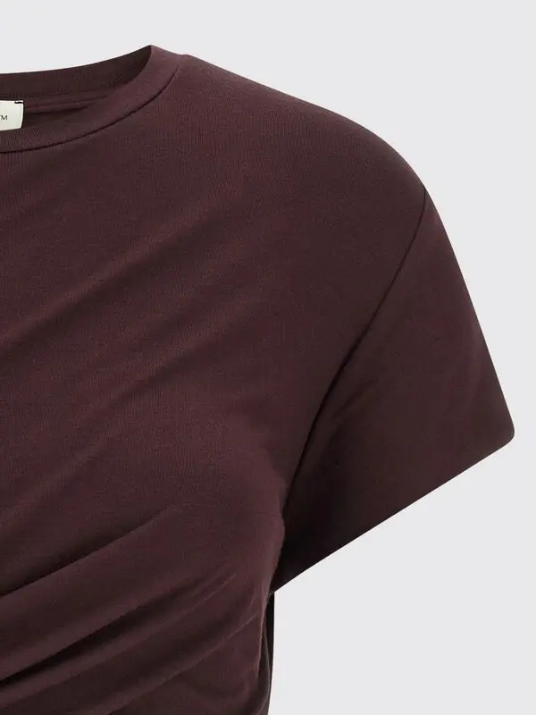 Magda Butrym Draped Knot T-shirt - Brown