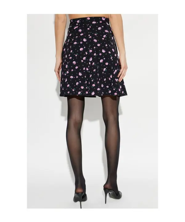 Dolce & Gabbana Floral Print Midi Skirt