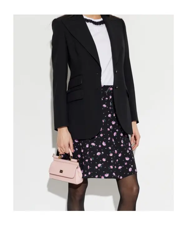 Dolce & Gabbana Floral Print Midi Skirt