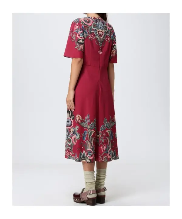 Etro Short Sleeve Printed Dress