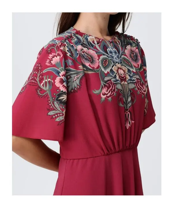 Etro Short Sleeve Printed Dress