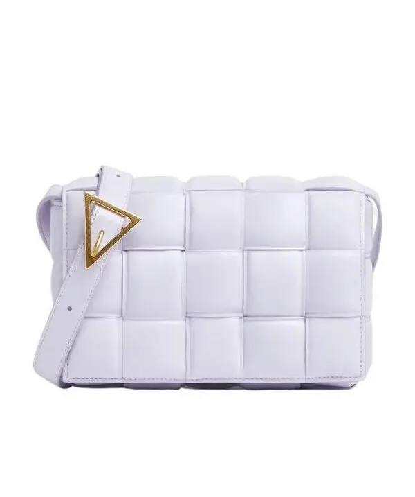 Bottega Veneta Cassette Padded Shoulder Bag - Purple